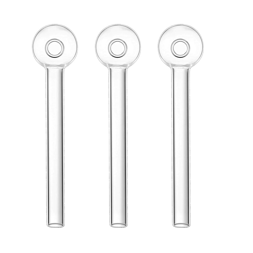 3PCS 100mm 4inch Glass Oil Burner Pipe 3pcs-100mm-4inch-glass-oil-burner-pipe