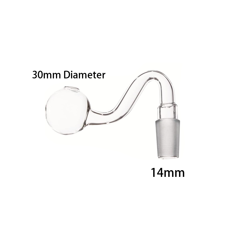 20mm 30mm Diameter 10mm 14mm 18mm Male Oil Burner Glass Bowl Water Pip