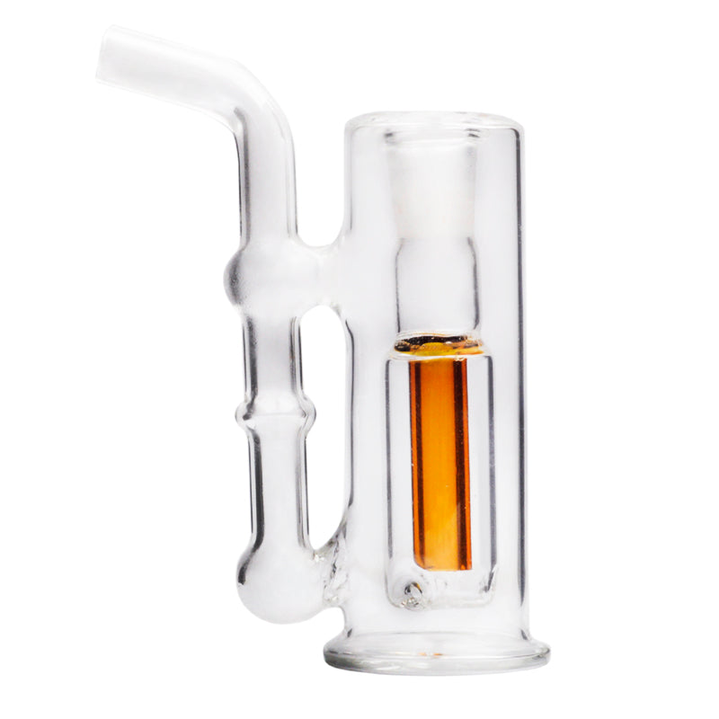 Mini 10mm Bubbler glass water pipe bong for dynavap
