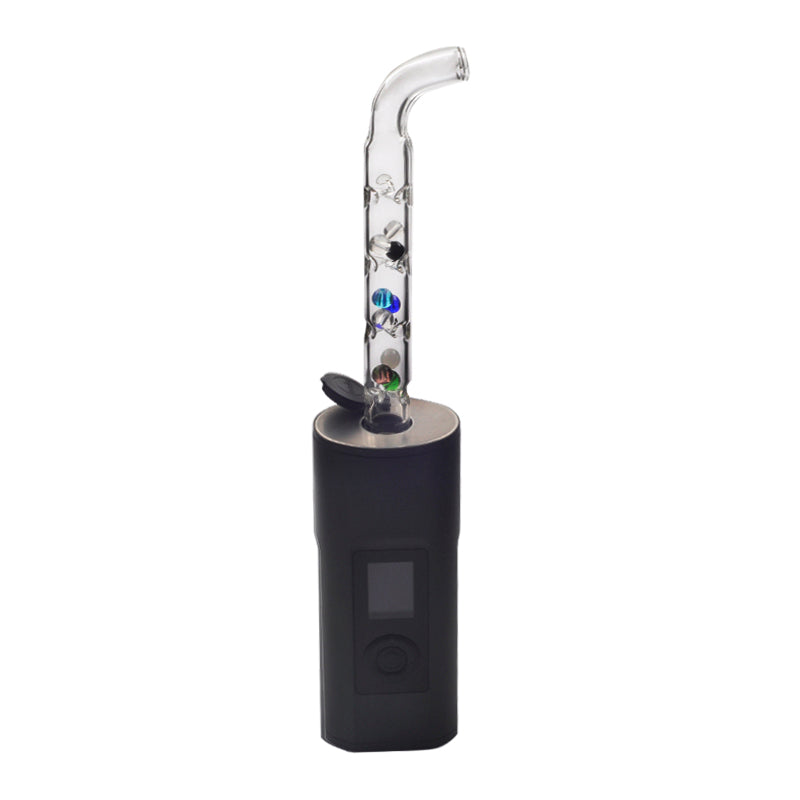 Straight Built in Beads Beaded 3D Cooling Glass Stem for Arizer Solo 3