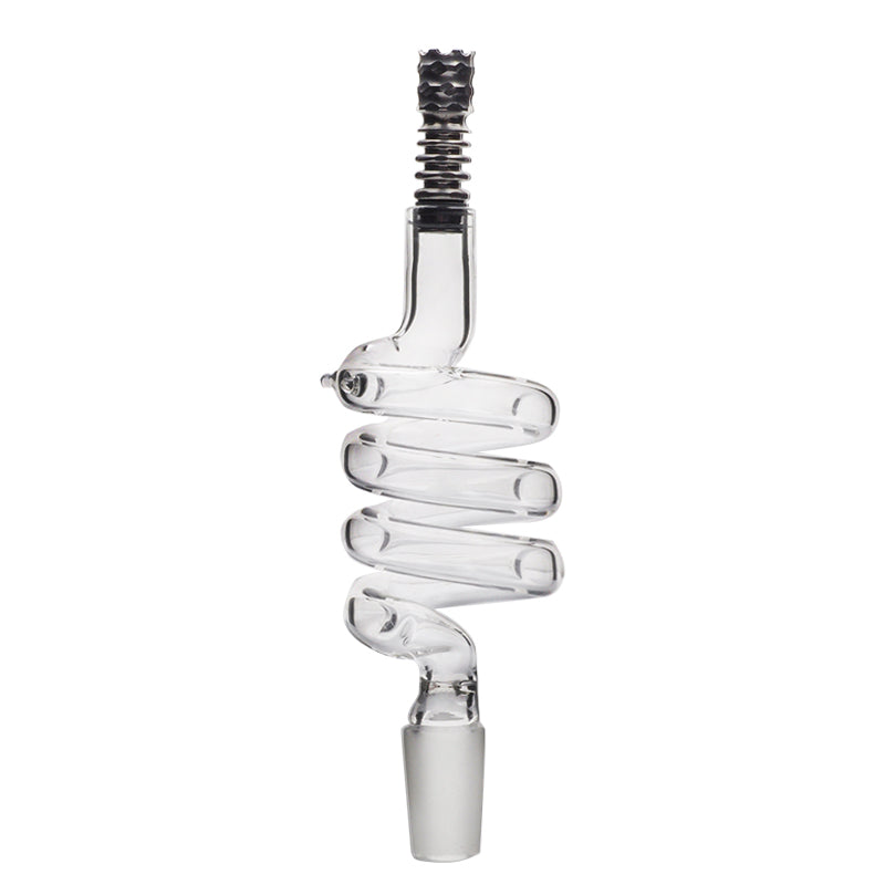 14mm Male Corkscrew GLASS Water Pipe Bong ADAPTER WPA for Dynavap Tips