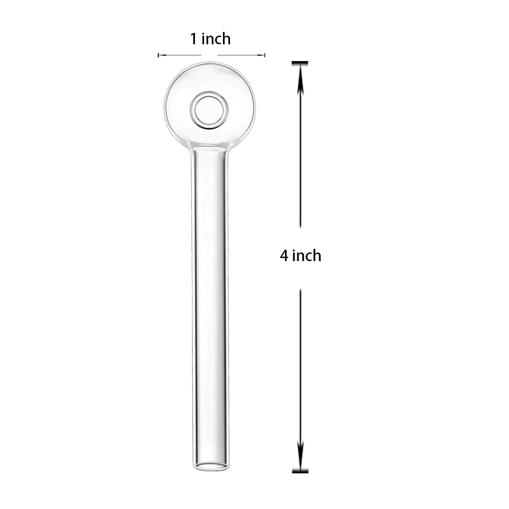 3PCS 100mm 4inch Glass Oil Burner Pipe 3pcs-100mm-4inch-glass-oil-burner-pipe