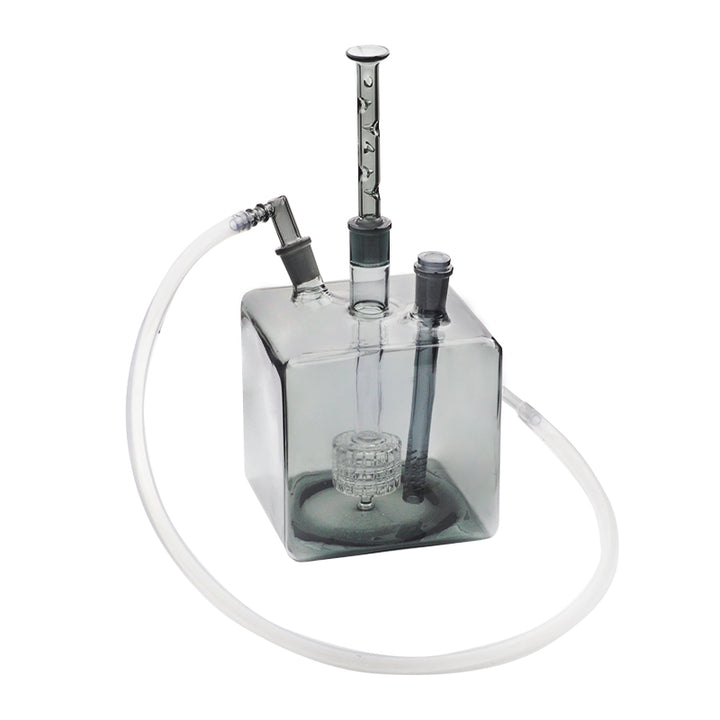 Black Mega Cube Square Water Pipe Bong normal Mk2 Kit