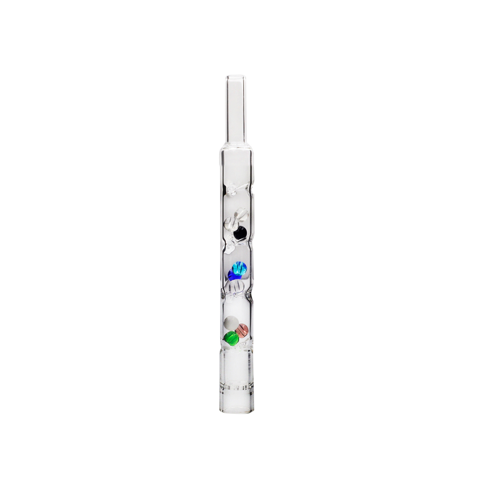 Straight Built in Beads Beaded 3D Cooling Glass Stem for Arizer Solo 3