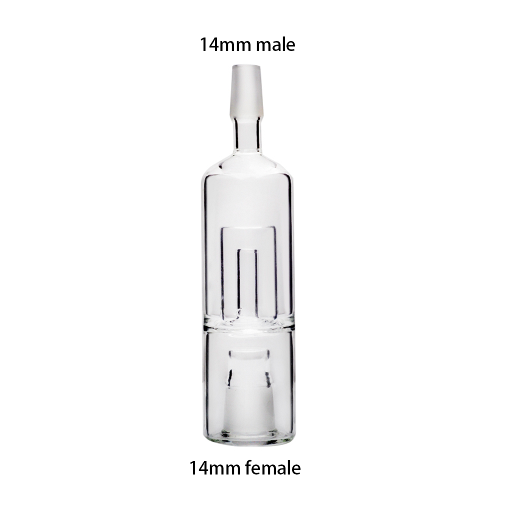 14mm 18mm Male Female Hydrotube Glass Bubbler Water Pipe Adaptor Bong