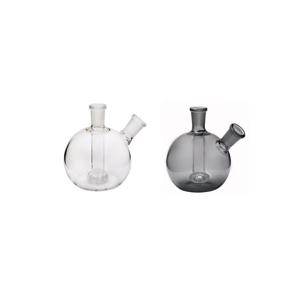 6 in 1 80mm Diameter 14mm Female Mega Globe Glass Water Pipe Bong Whip