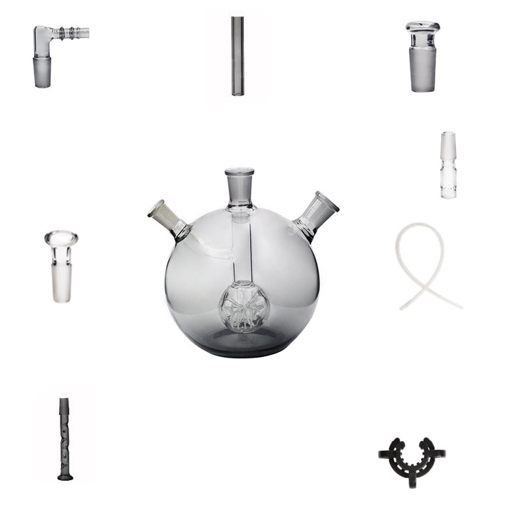 14mm Mega Globe Mk2 Water Pipe Bong Glass Adapter kit for Arizer solo 2 ...